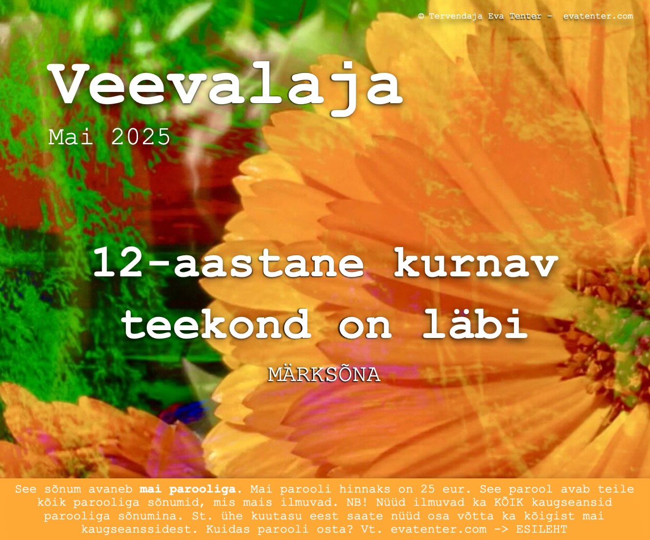 Lisasõnum – VEEVALAJA – mai, 2025 – Vestlused inglitega
