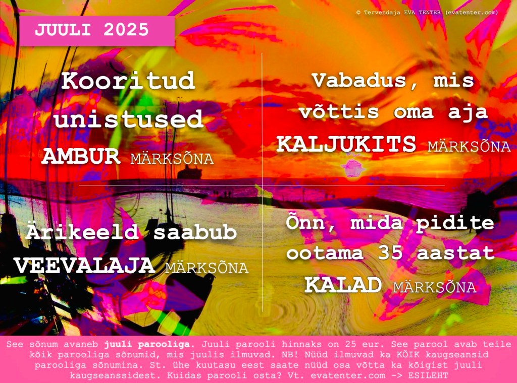 Lisasõnumid – Juuli 2025 – Ambur, Kaljukits, Veevalaja, Kalad ...